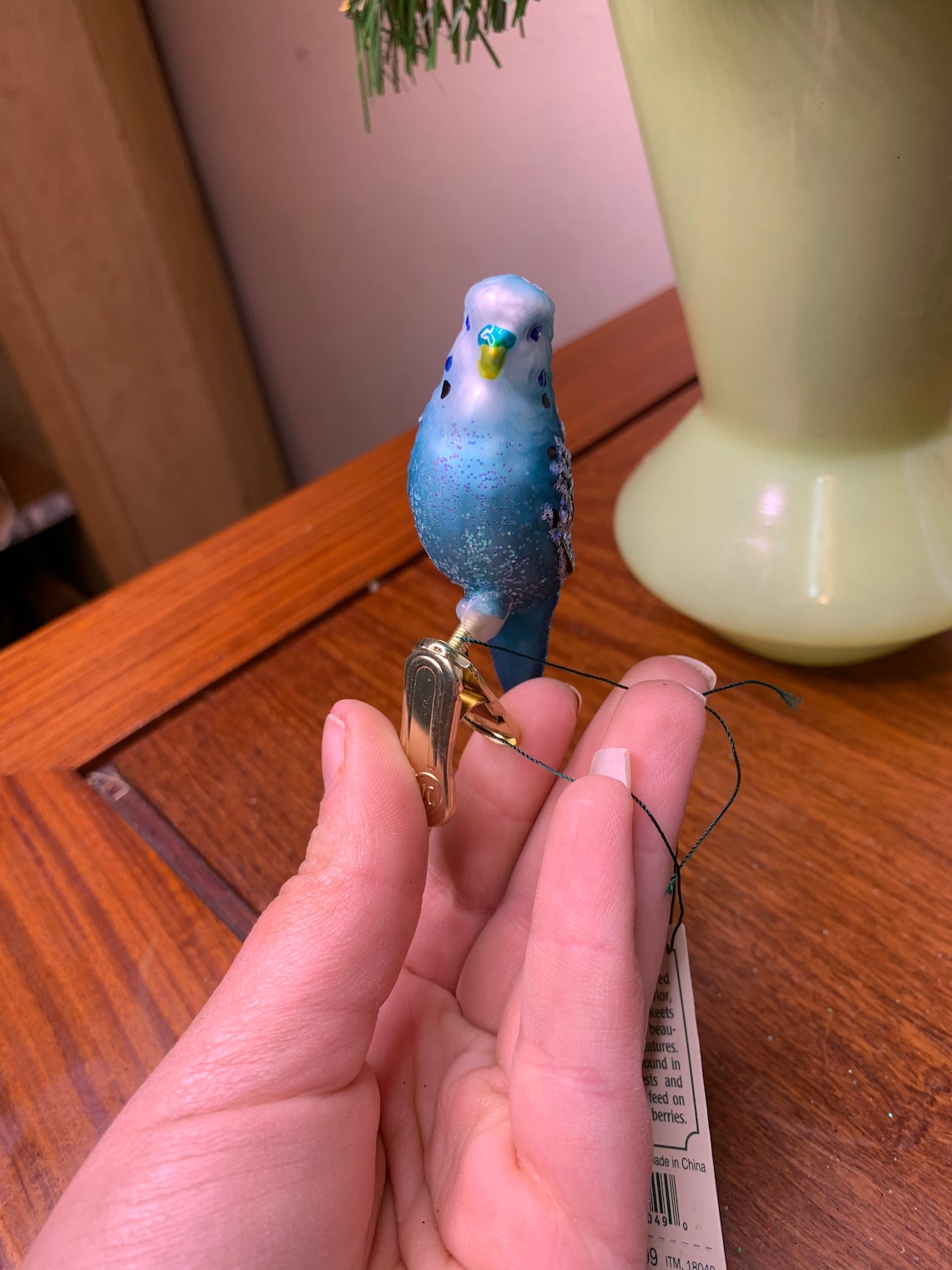 Old World Christmas Clip On Parakeet Ornament | Etsy