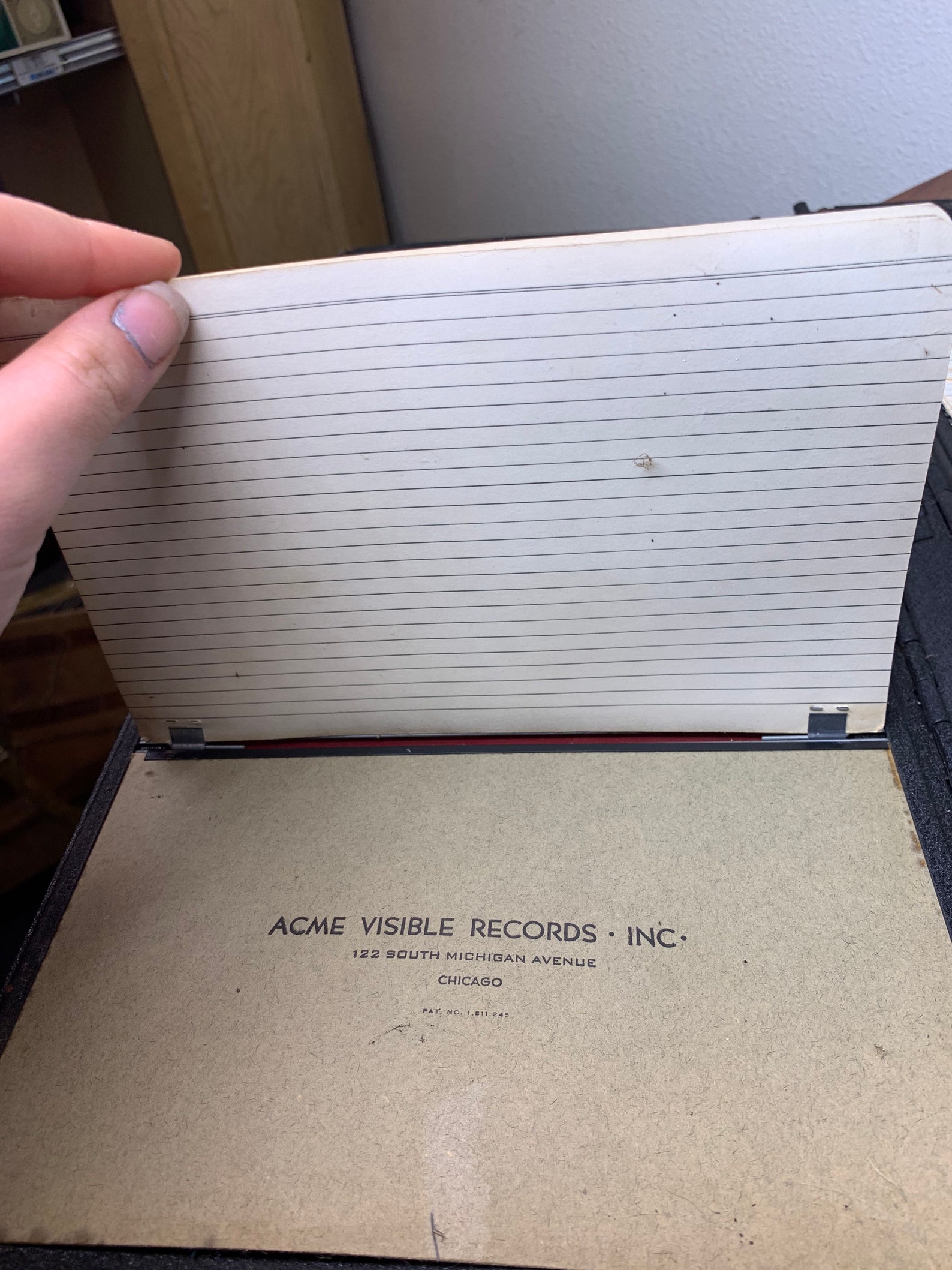 Index Card Logging Ledger Acme Visible Records Inc | Etsy