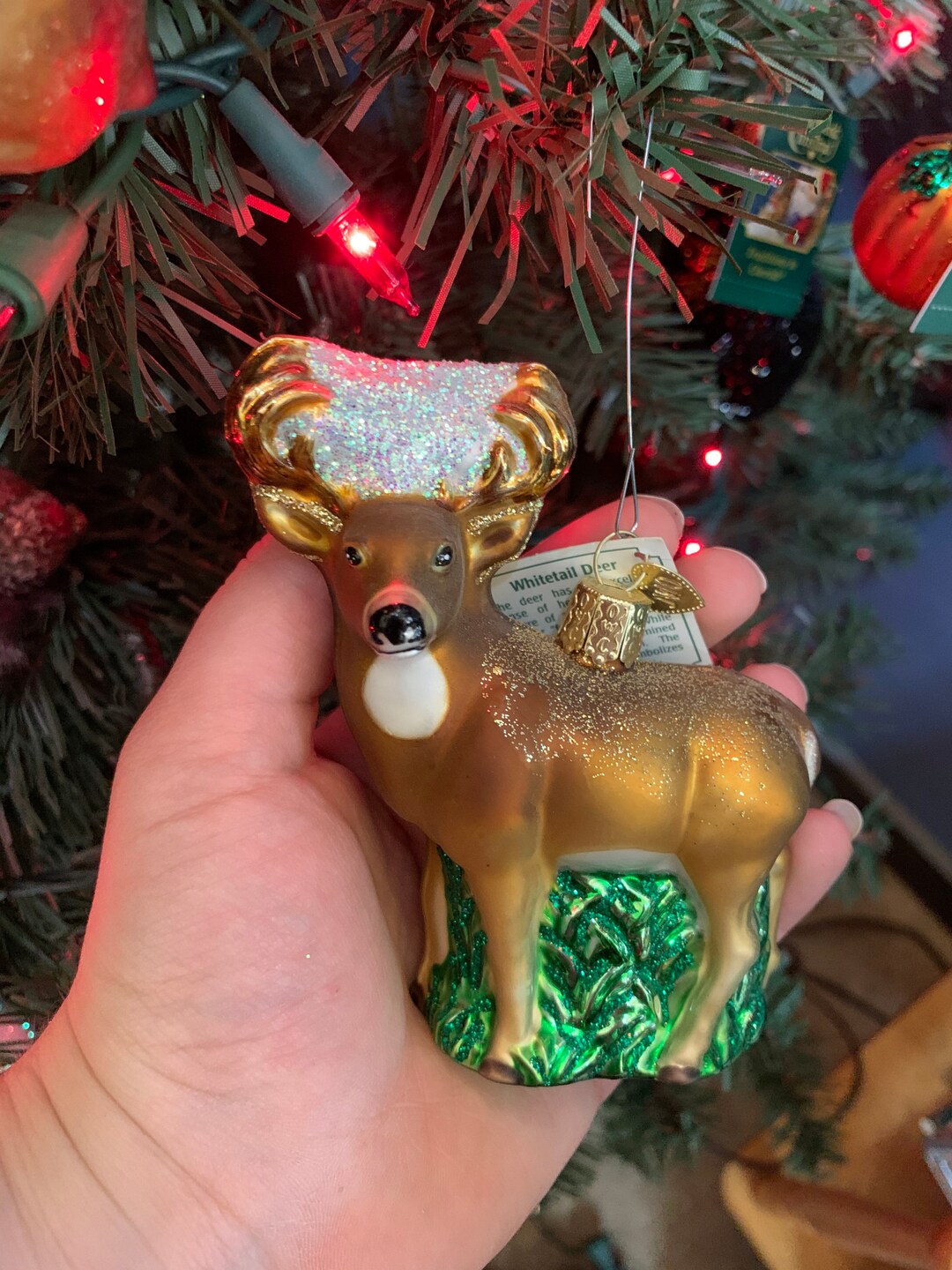 Whitetail Buck Old World Christmas Ornament - Etsy