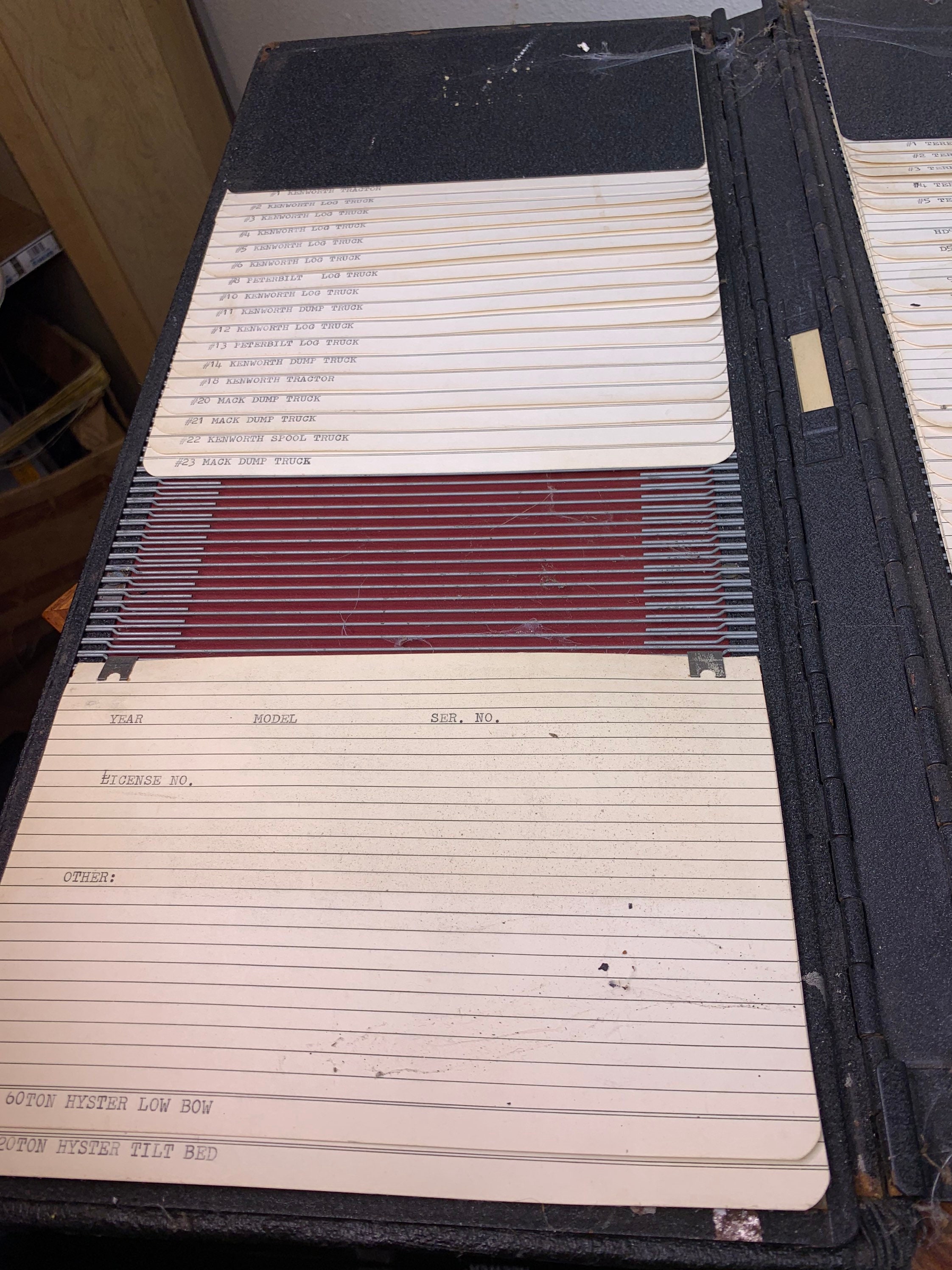 Index Card Logging Ledger Acme Visible Records Inc | Etsy