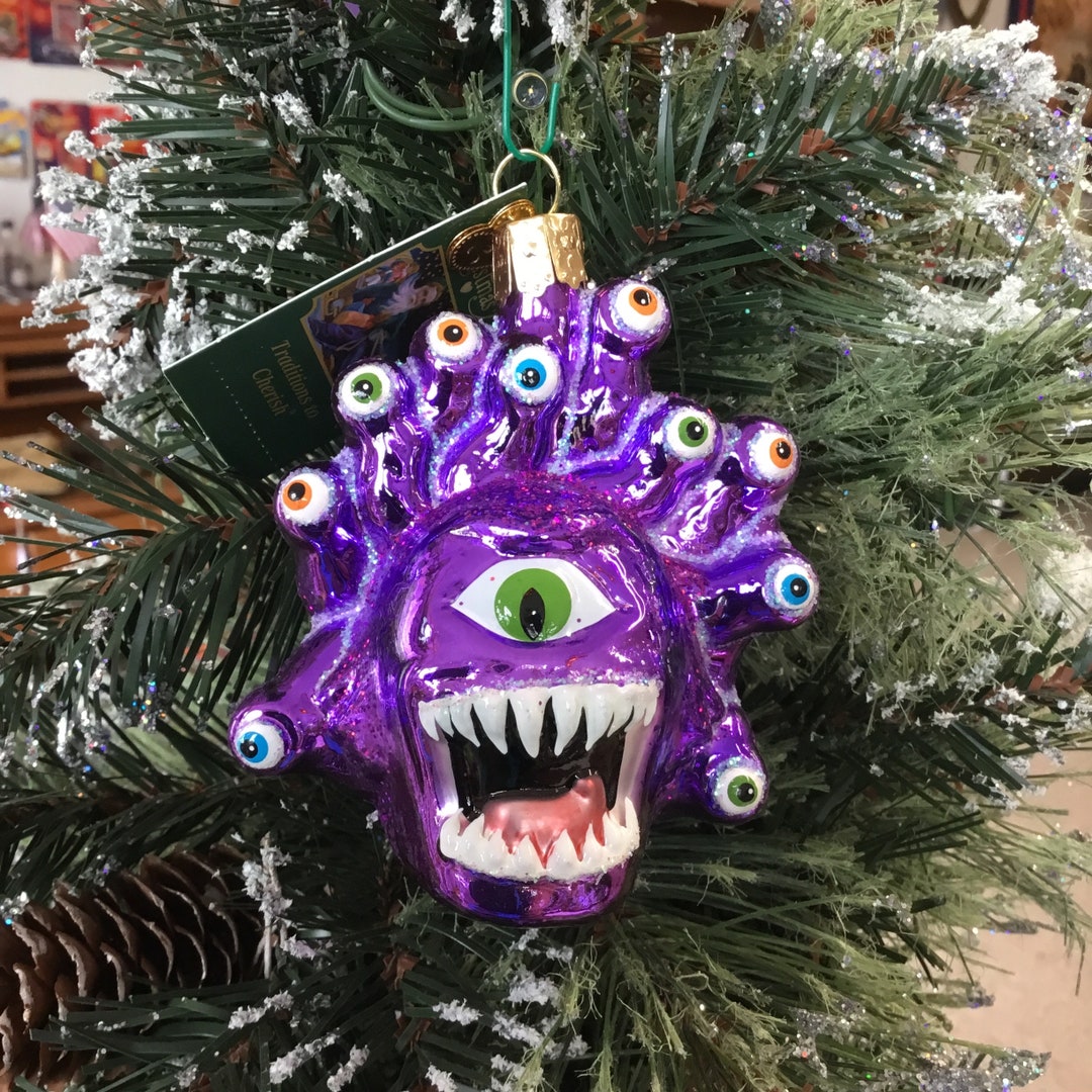 Dungeons and Dragons Beholder Old World Christmas Ornament Blown Glass ...