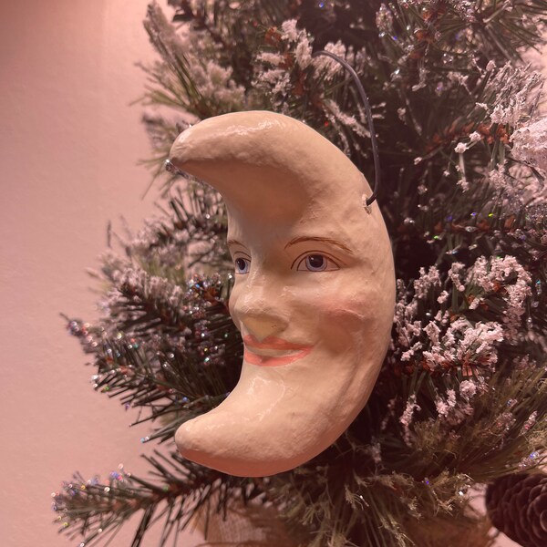 Paper Mache Moon - Etsy