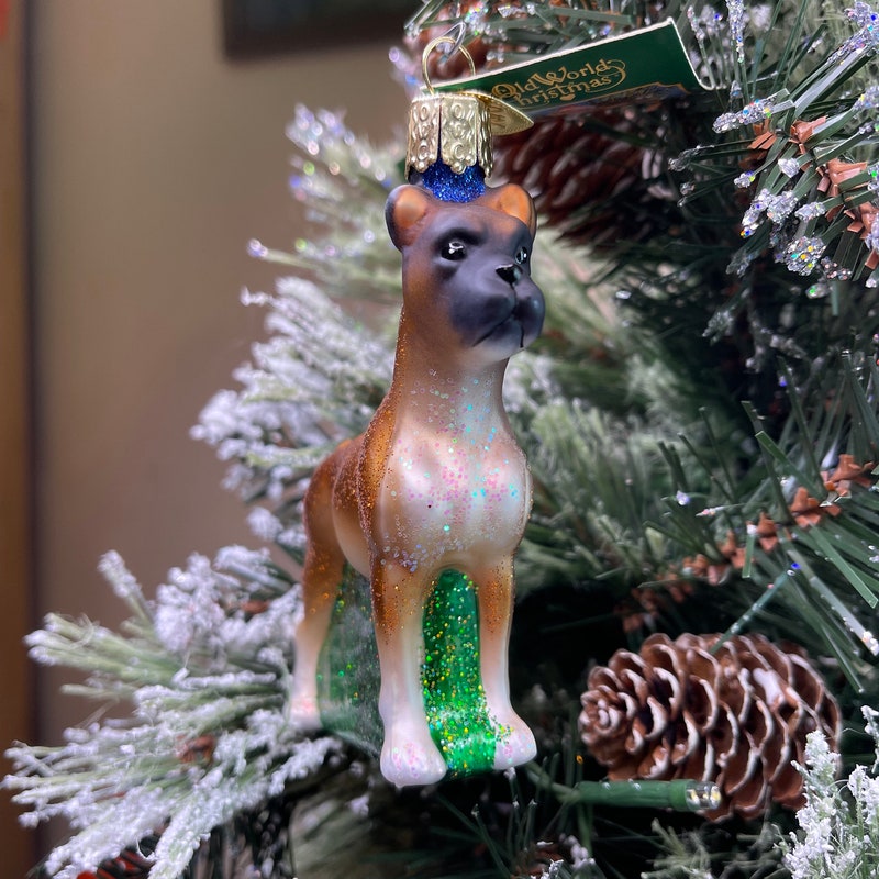 Boxer Dog Ornament - Etsy