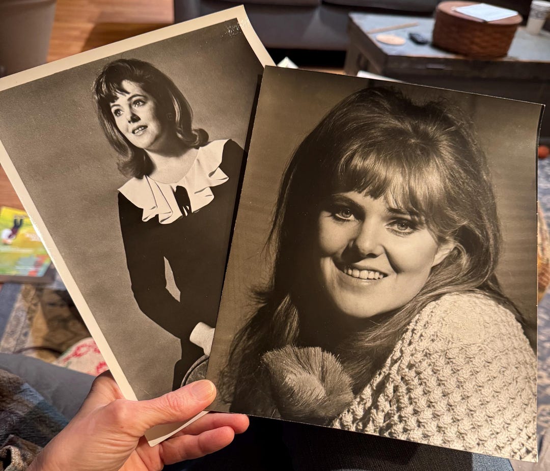 Lovely Vintage 1960s Publicity Head Shots Black and White Pictures of ...