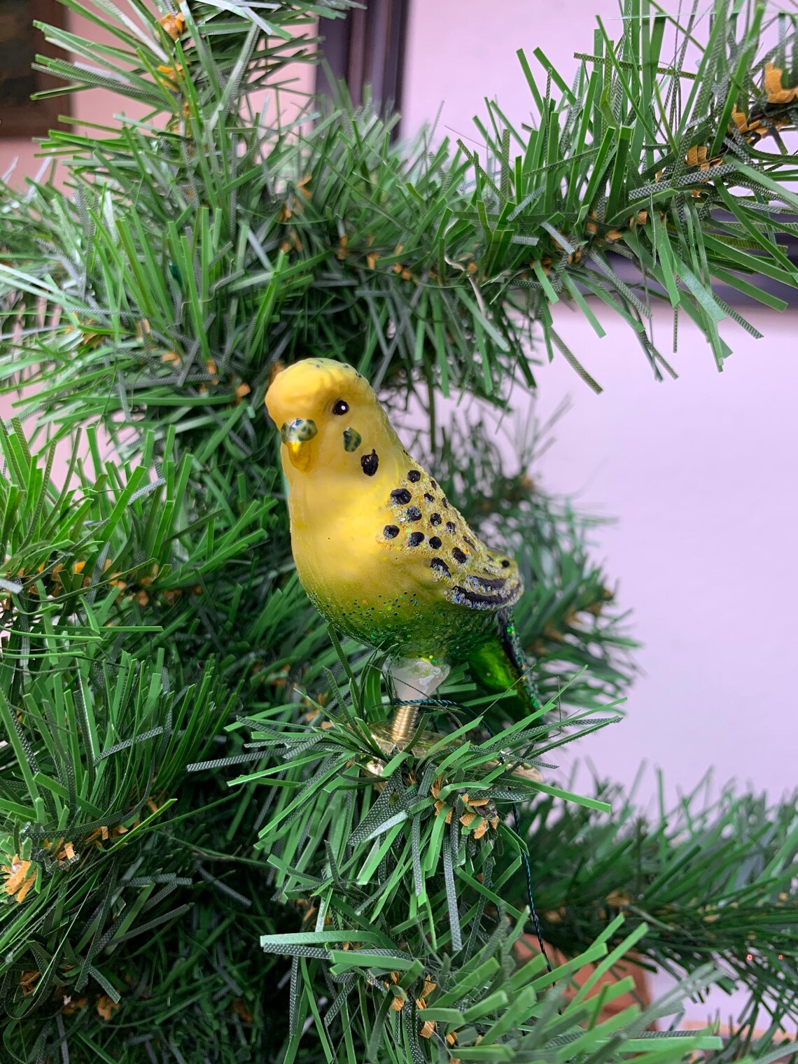 Old World Christmas Clip On Parakeet Ornament | Etsy