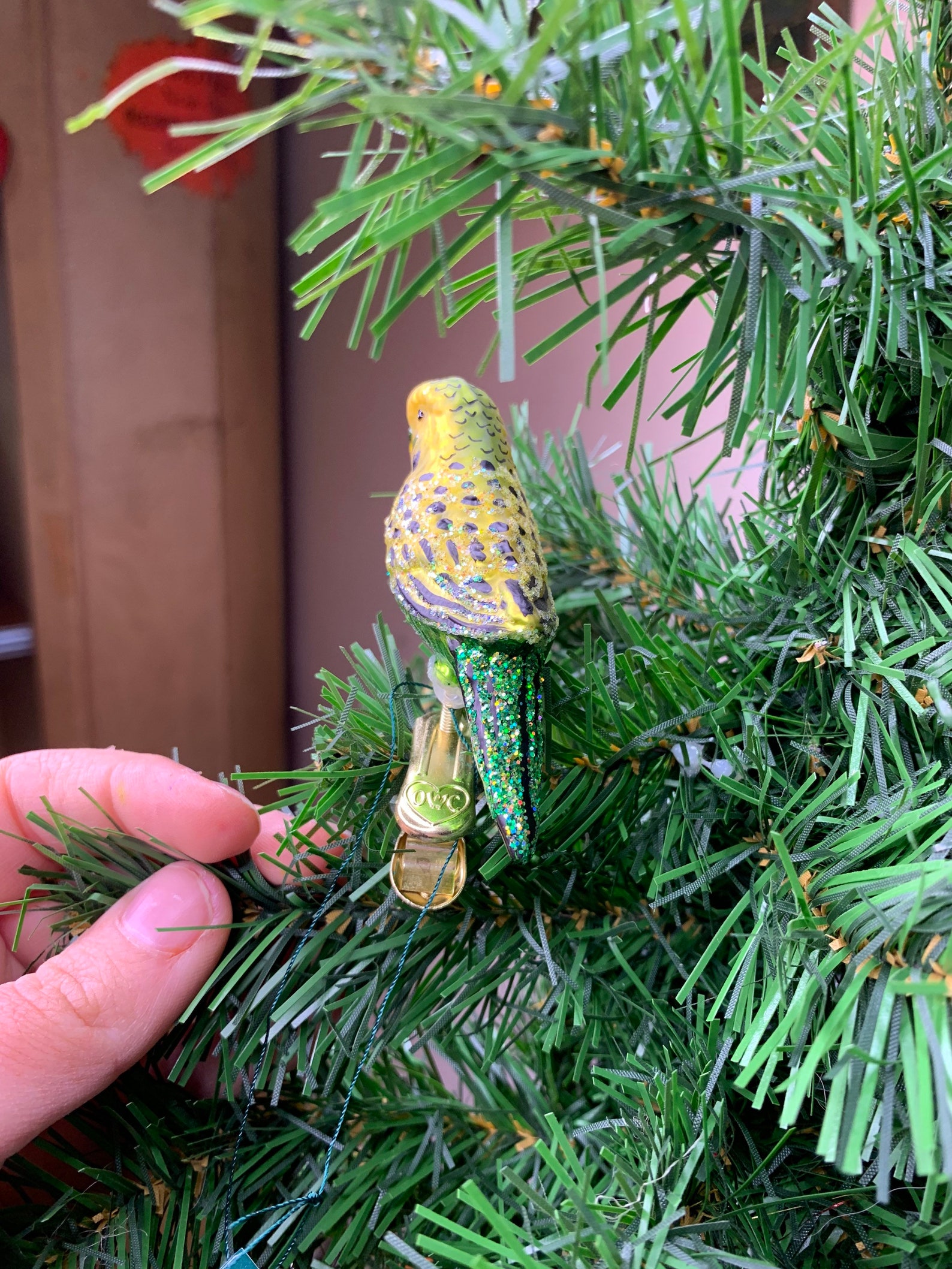 Old World Christmas Clip On Parakeet Ornament | Etsy