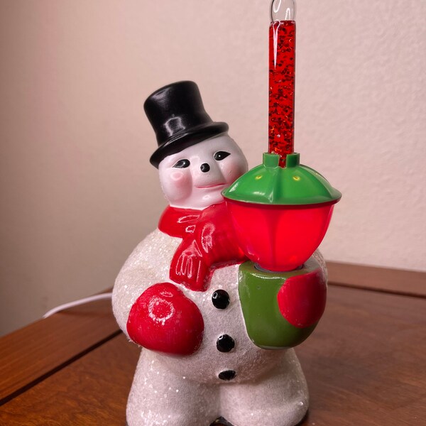 Snowman Bubble Light - Etsy