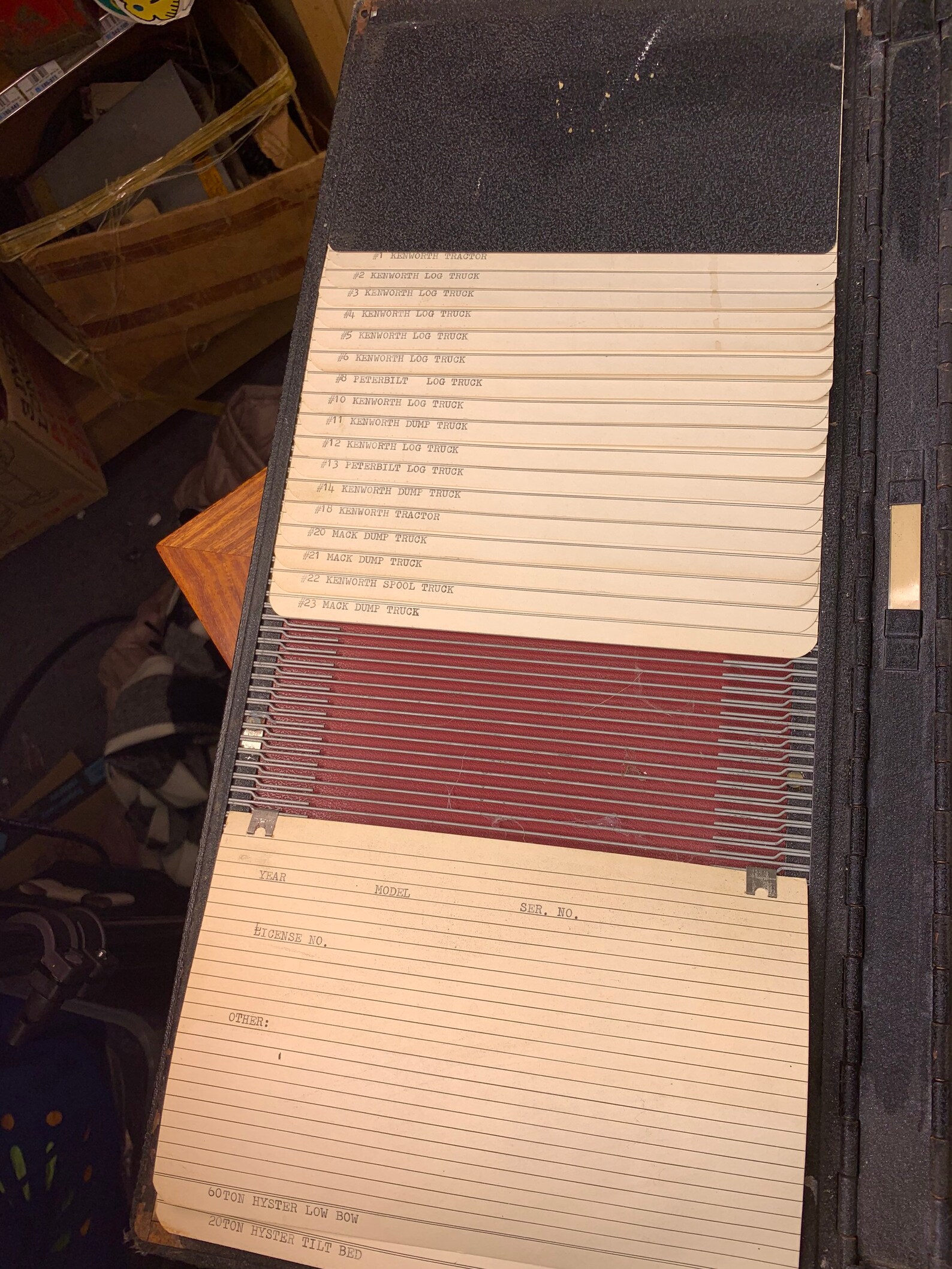 Index Card Logging Ledger Acme Visible Records Inc | Etsy