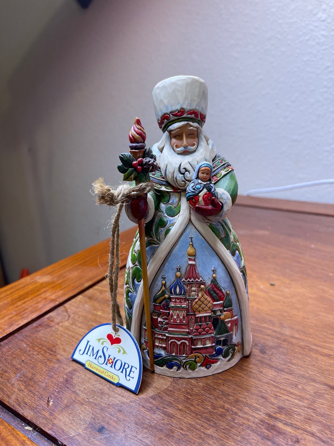 Jim Shore Grandfather Frost Santa Christmas Statue - Etsy