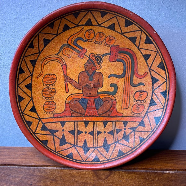 Aztec Plate - Etsy