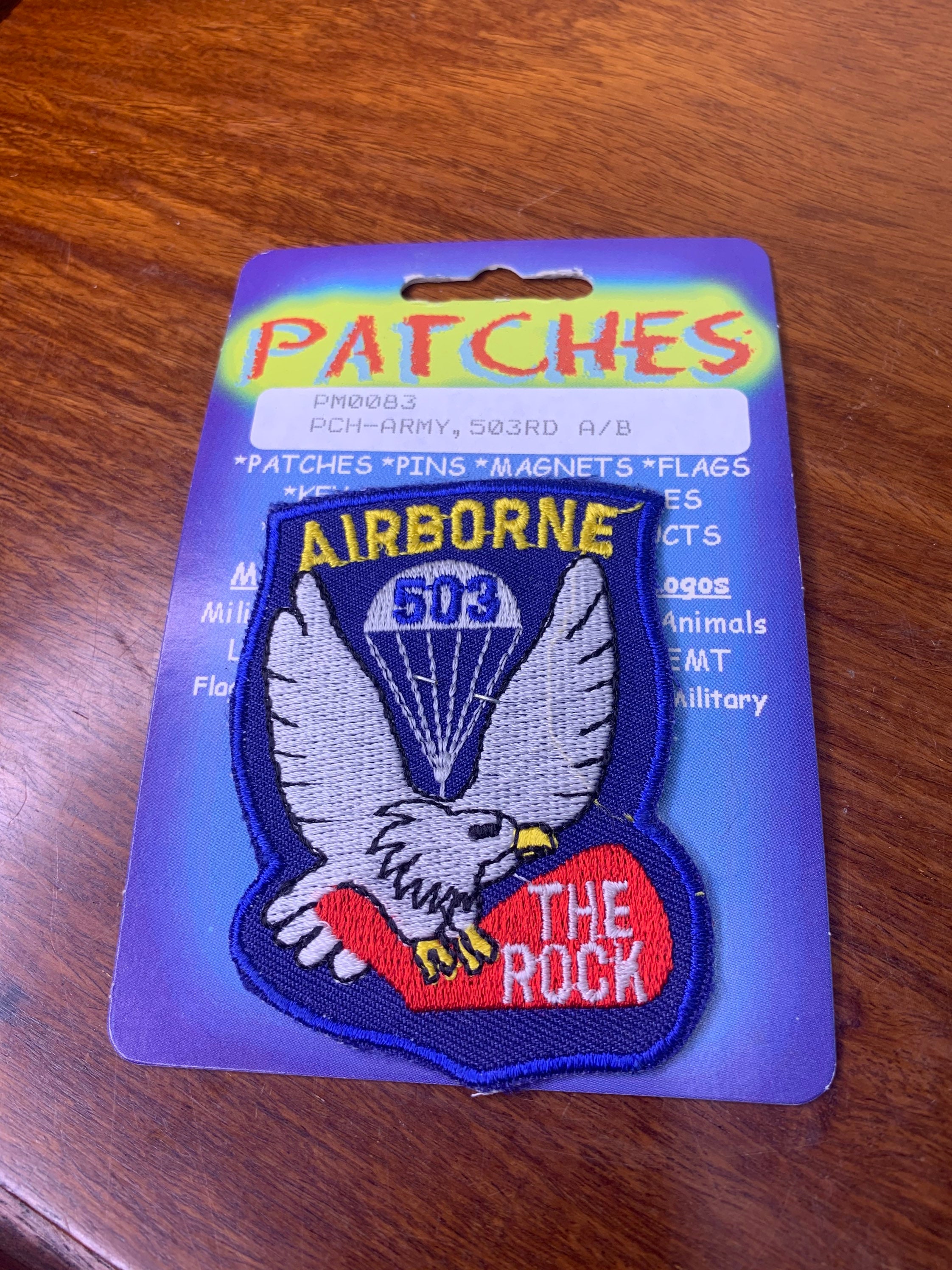 503 Airborne The Rock Brand New Patch | Etsy
