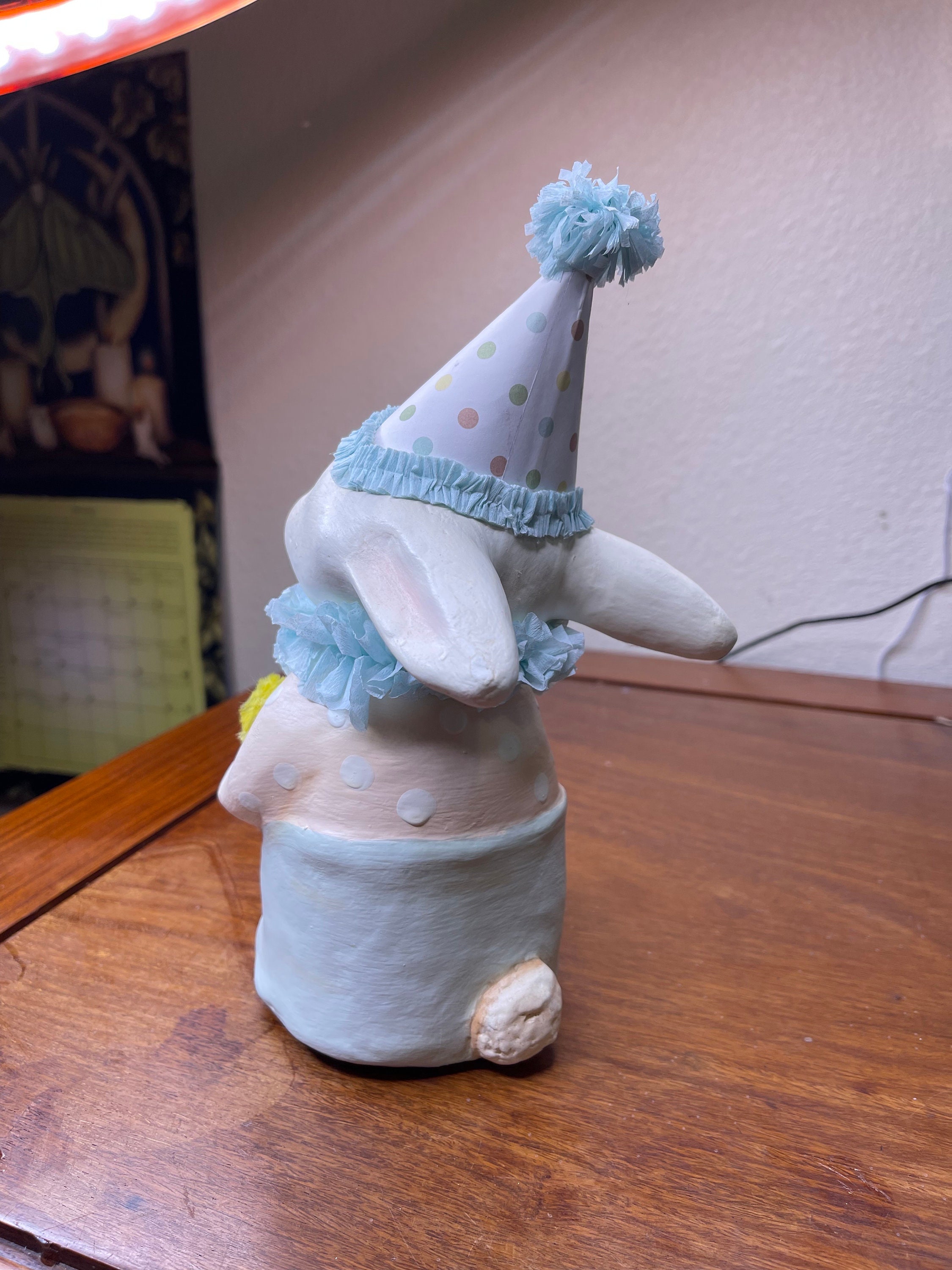 Bethany Lowe Easter Party Bunny Egg Hunt Easter Figurine - Etsy