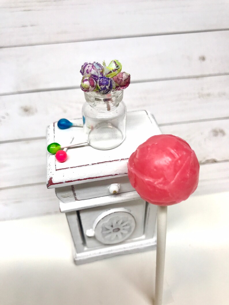 Mini candy lollipop bag with removable lollipops that can | Etsy