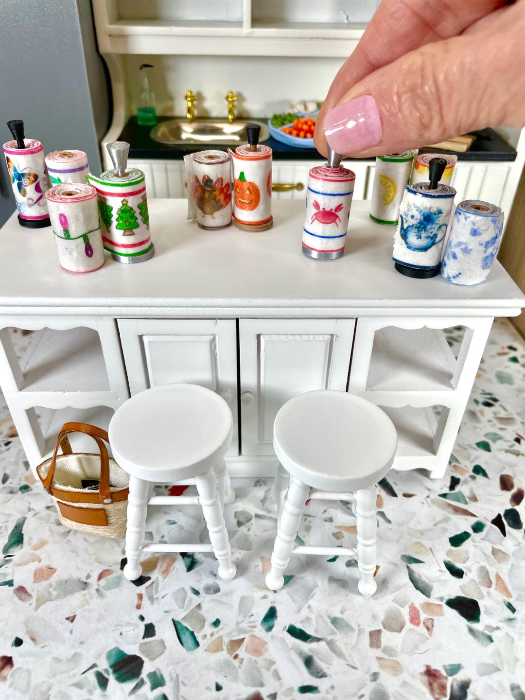 Miniature Dollhouse Paper Towels - Etsy