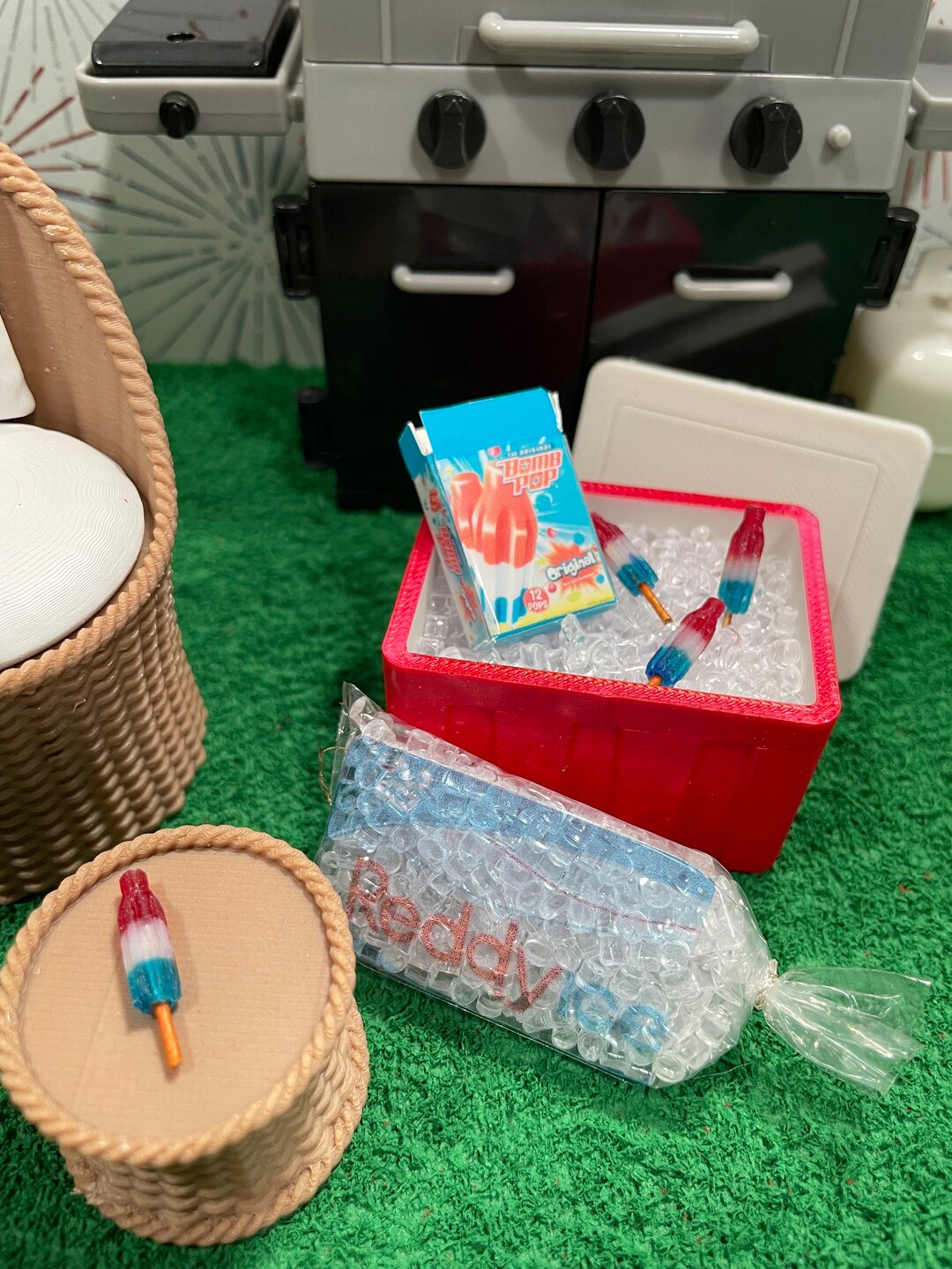 Dollhouse Miniature Ice Chest Cooler - Etsy