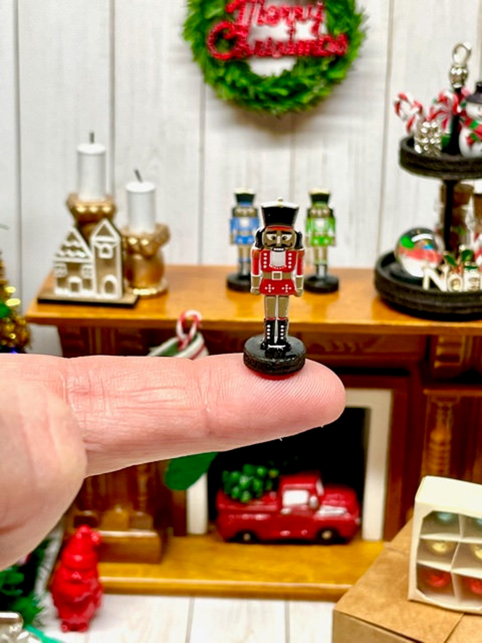 Dollhouse Miniature Nutcracker - Etsy