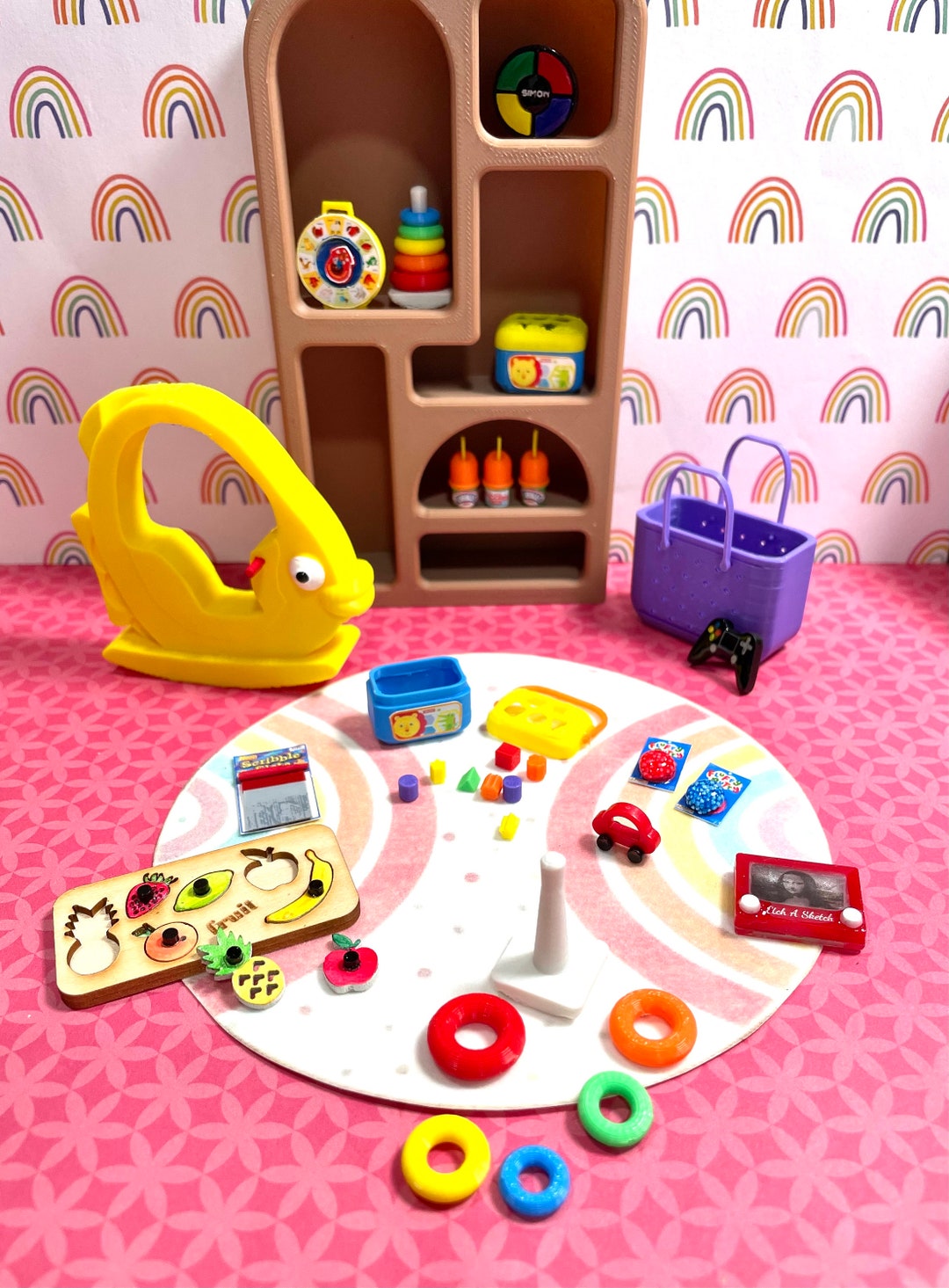 Miniature Dollhouse Playroom Toys - Etsy