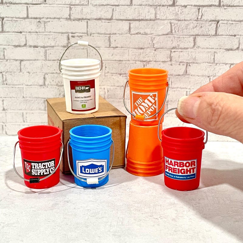 Miniature Home Depot Bucket - Etsy
