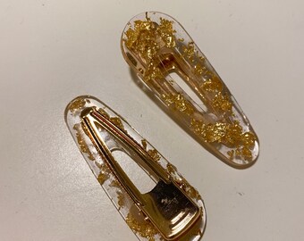 Spindle Hair Clip in Brass, Polished - Etsy