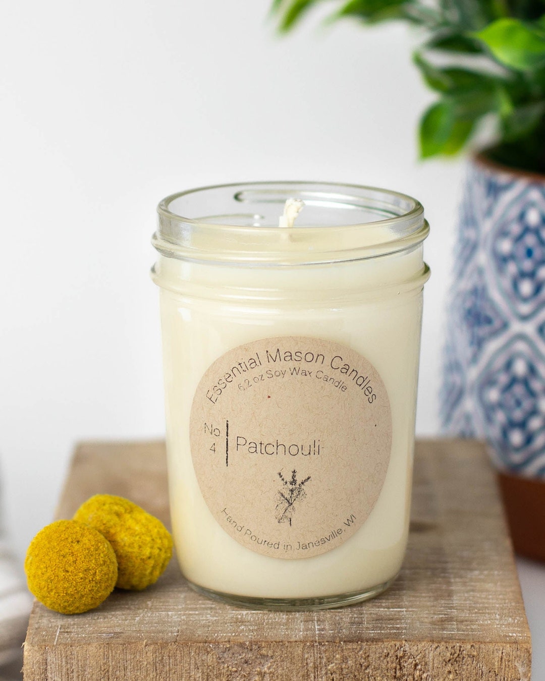 Patchouli Soy Candle - 6.2 Oz - Etsy