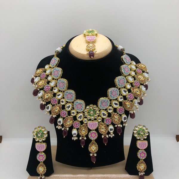 Indian Jewelry Set - Etsy