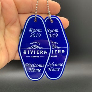 Riviera Vintage Keychain, Vintage Hotel, Disney Gifts - Etsy