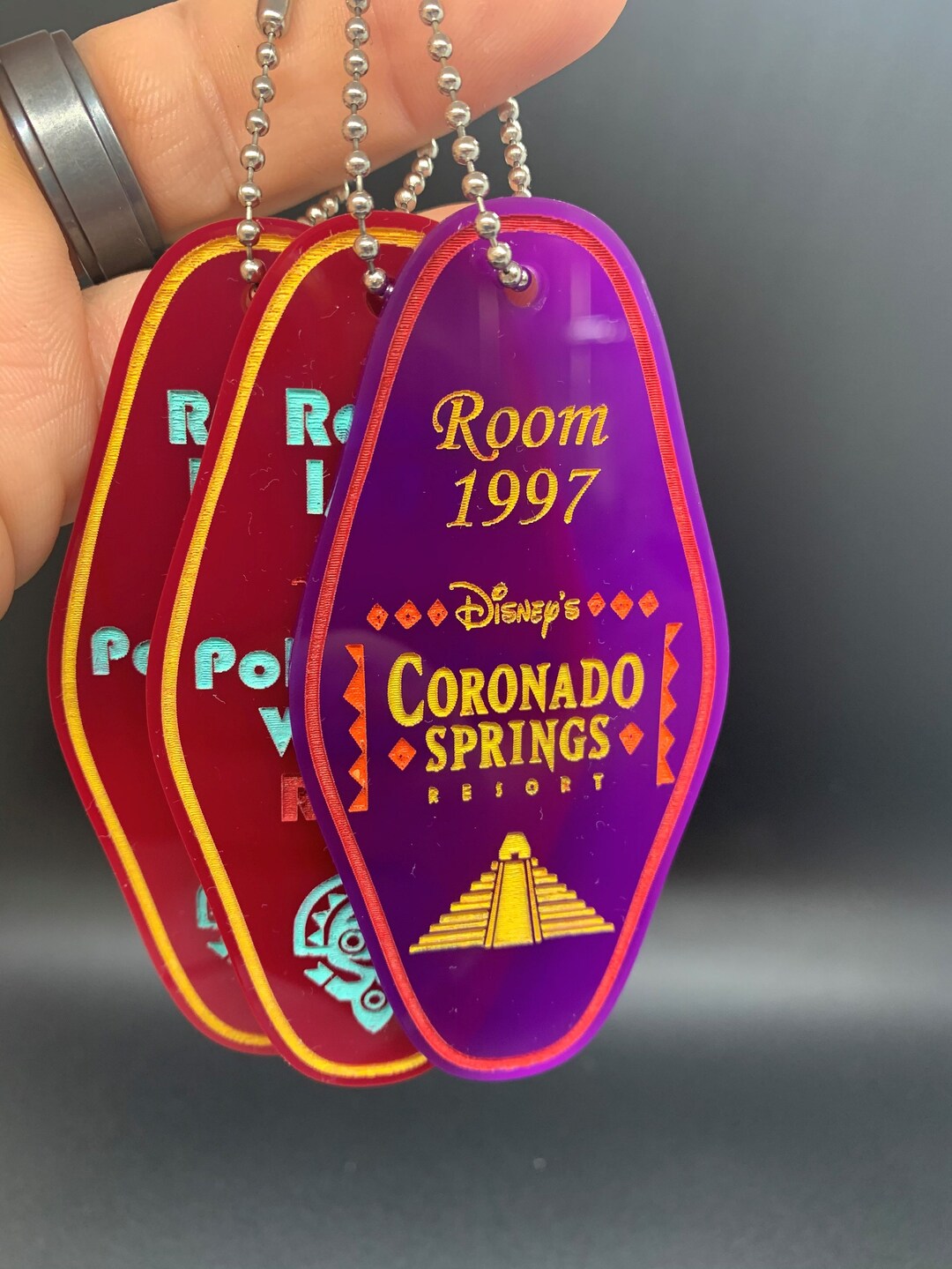 Coronado Springs Keychain, Vintage Hotel Keychain, Disney Fan Gift - Etsy