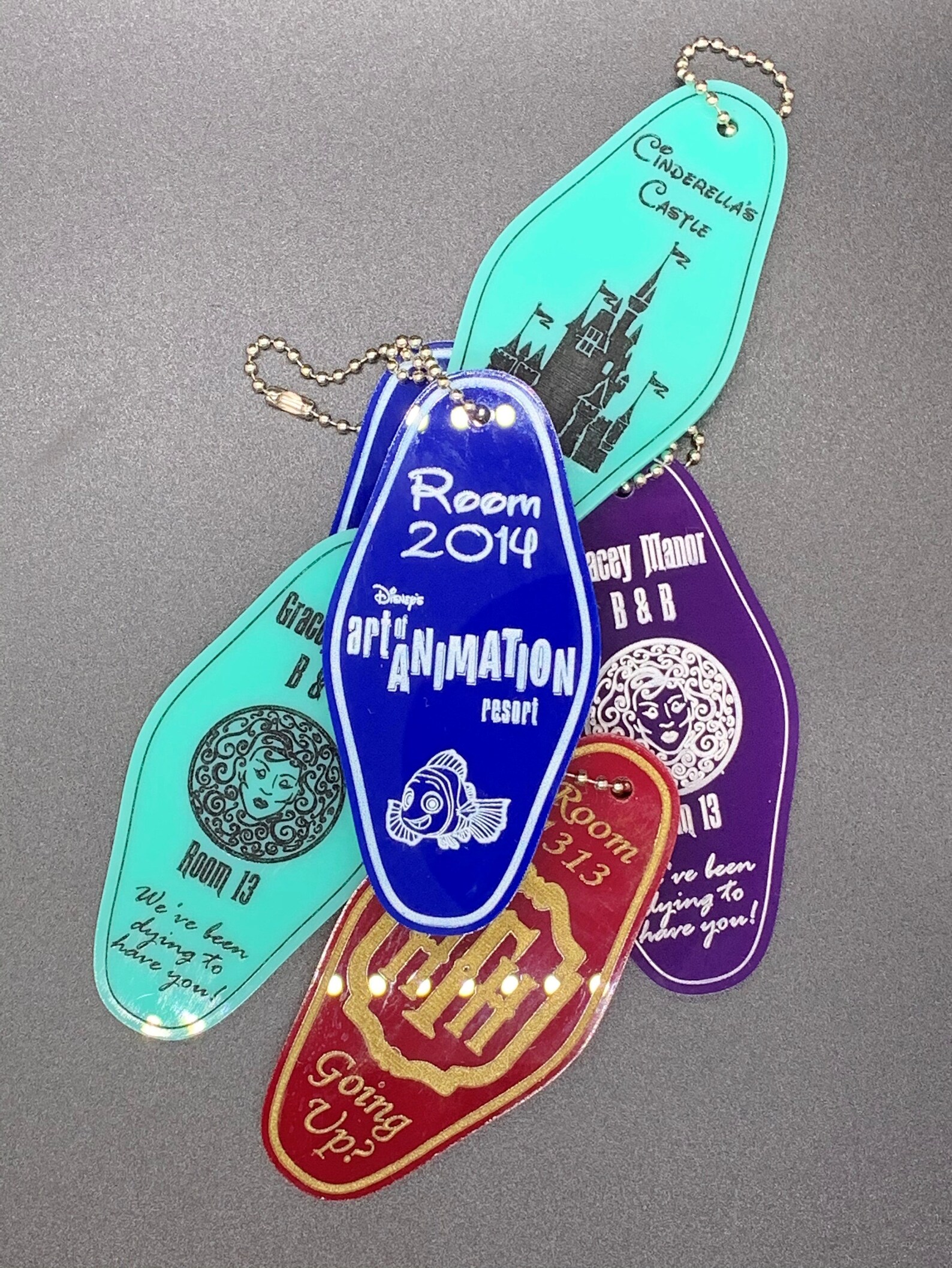 Art of Animation Vintage Keychain Vintage Hotel Keychain | Etsy