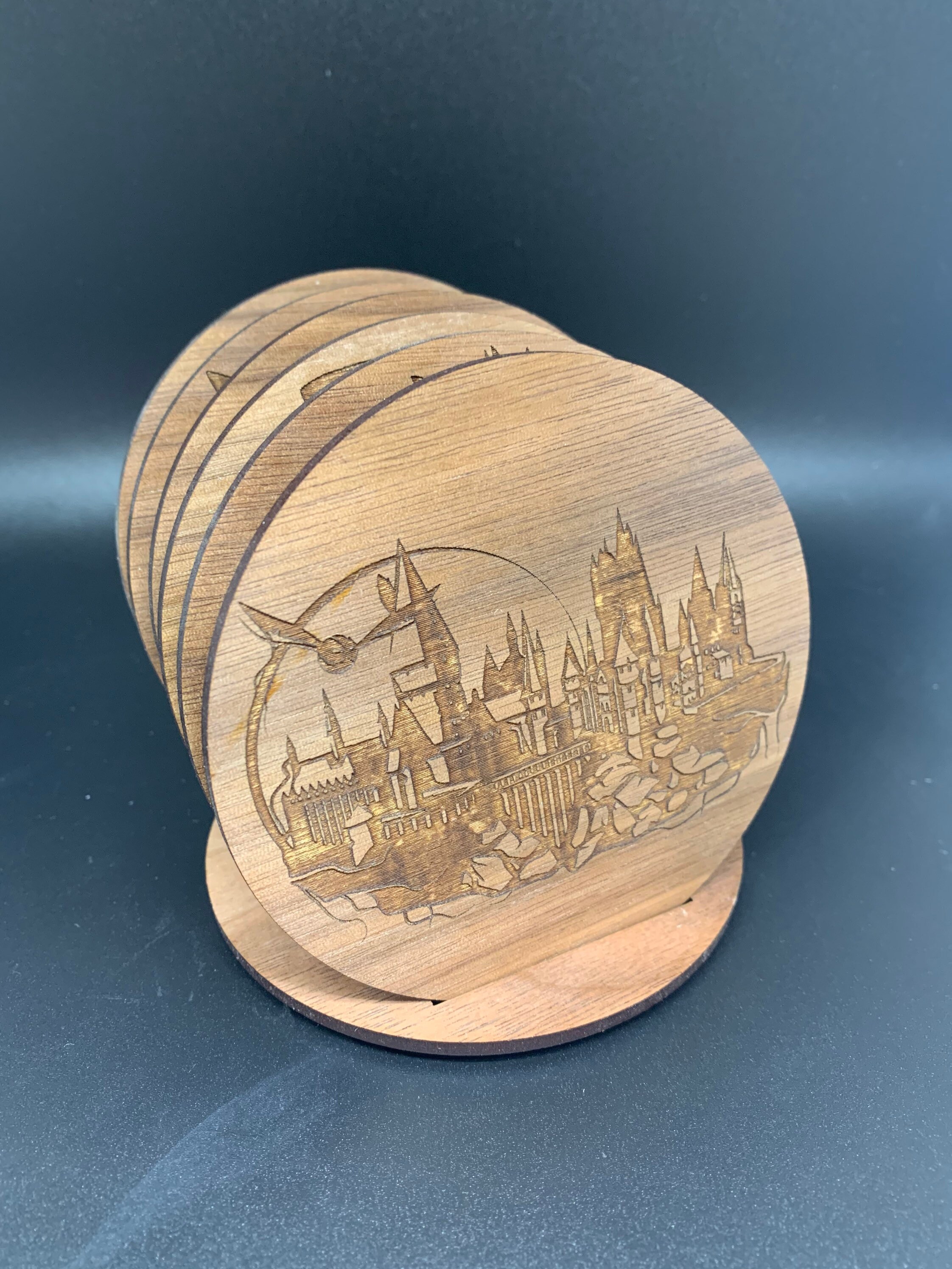 Harry Potter Coaster Set Hogwarts Gryffindor Harry Potter - Etsy UK