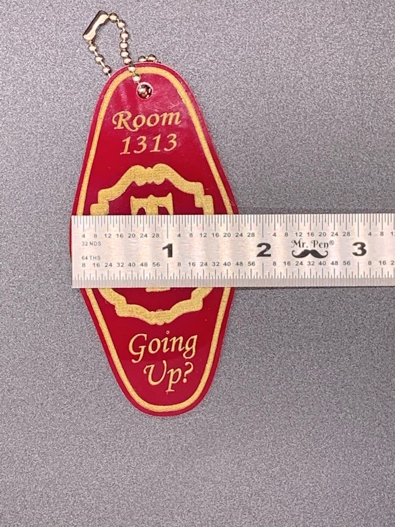 Tower of Terror Keychain Disney Vintage Hotel Keychain - Etsy