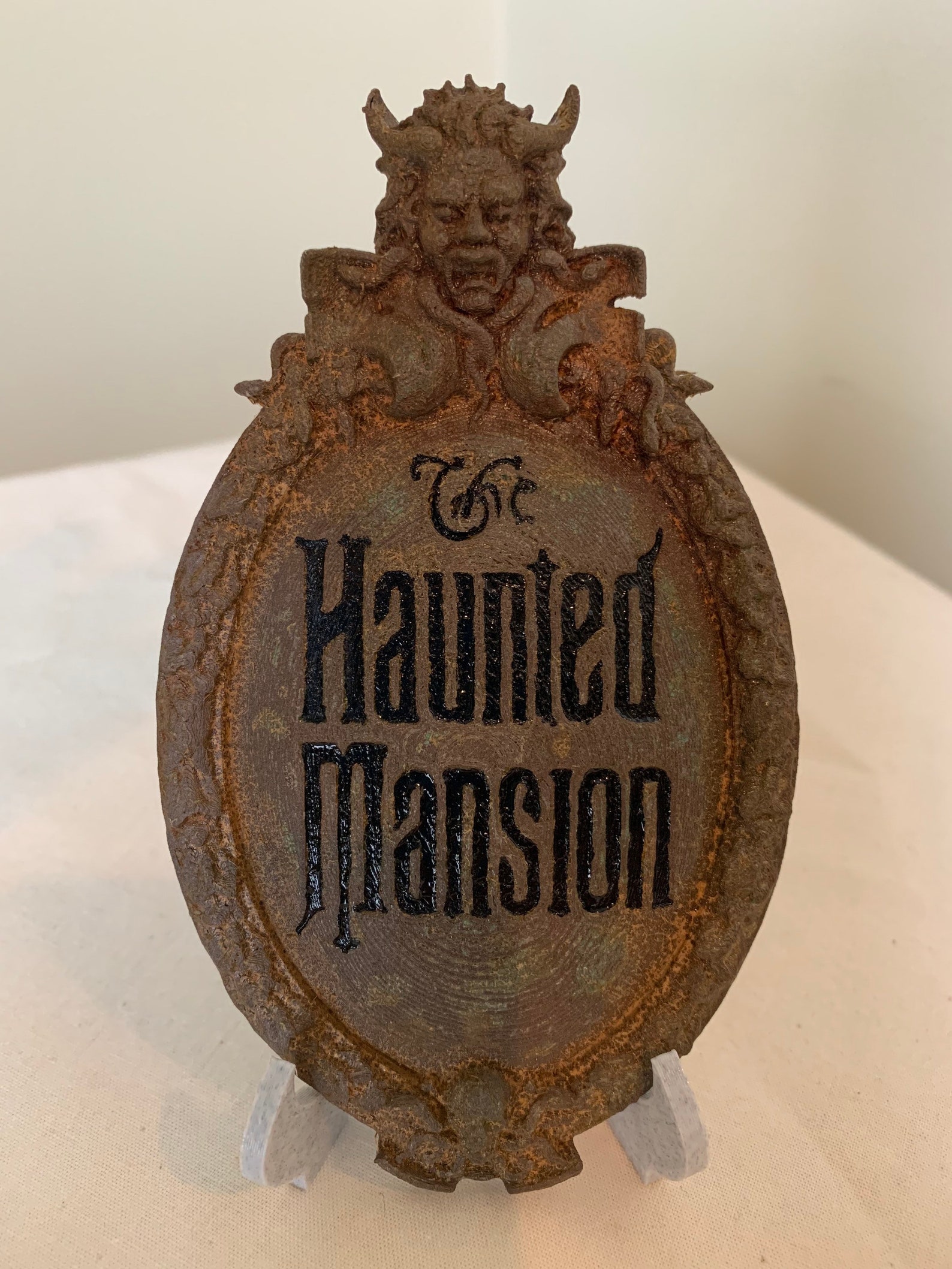 Haunted Mansion Sign W/ Stand, Disney Fan Gift, Park Gift - Etsy