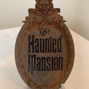 Haunted Mansion Sign W/ Stand, Disney Fan Gift, Park Gift - Etsy