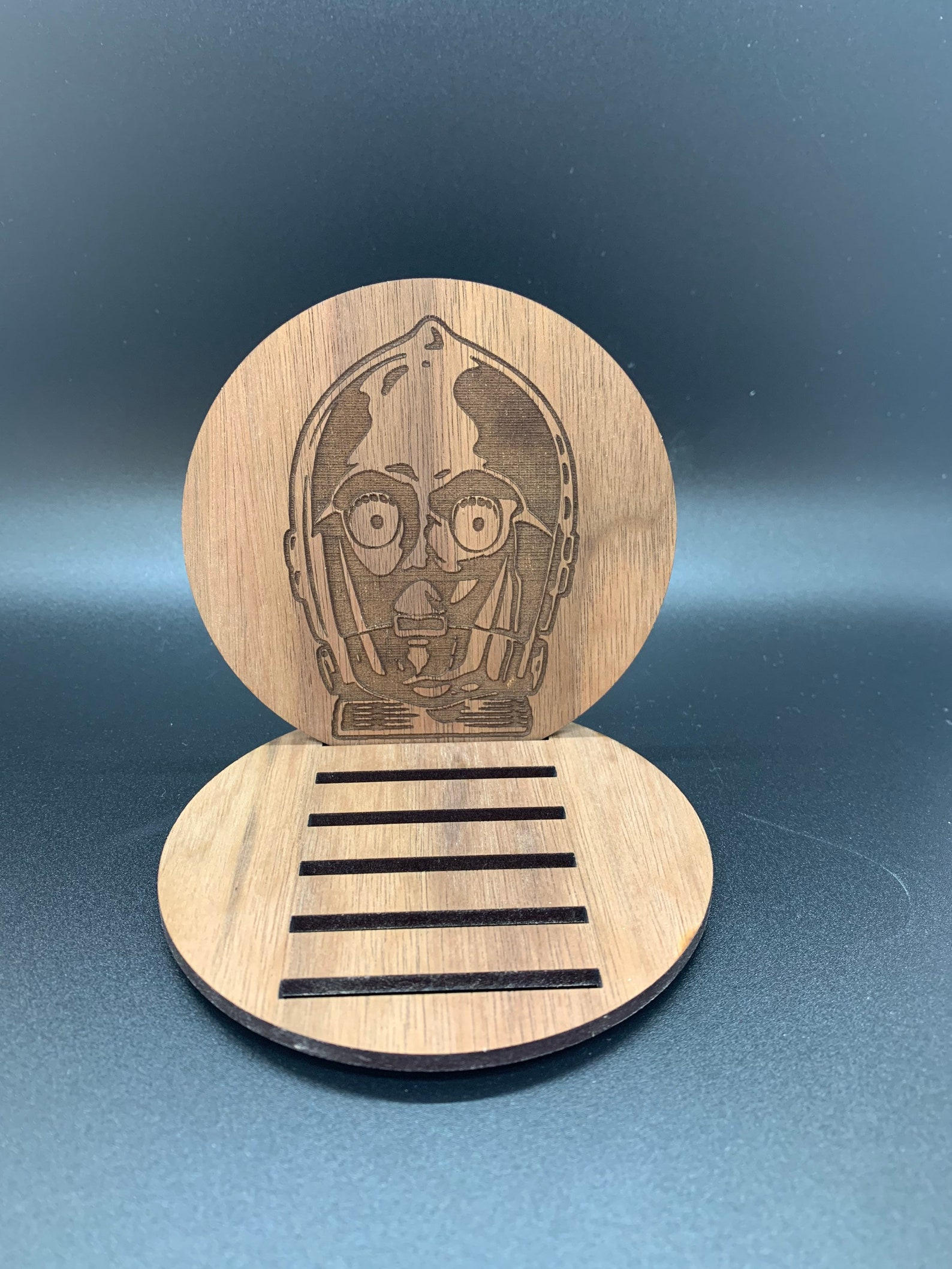 Star Wars Coaster Set Star Wars Gift Darth Vader C3PO - Etsy