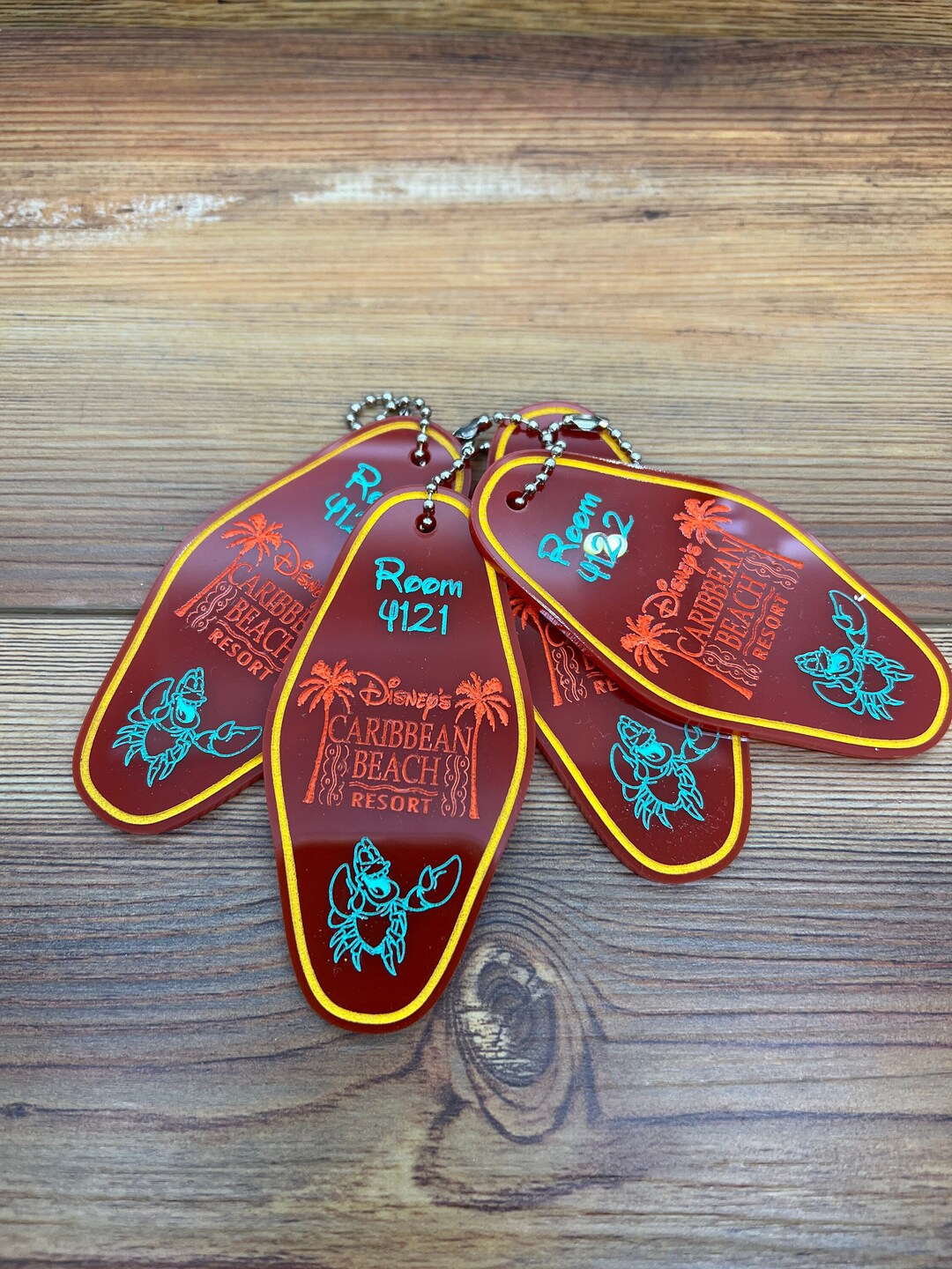 Caribbean Beach Resort Keychain, Vintage Hotel Keychain, Disney Gifts ...
