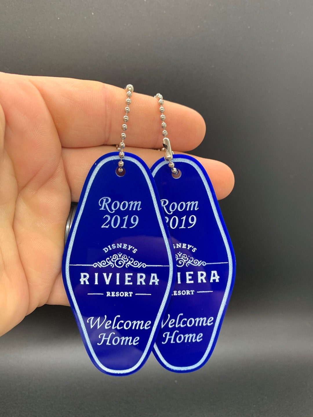 Riviera Vintage Keychain, Vintage Hotel, Disney Gifts - Etsy
