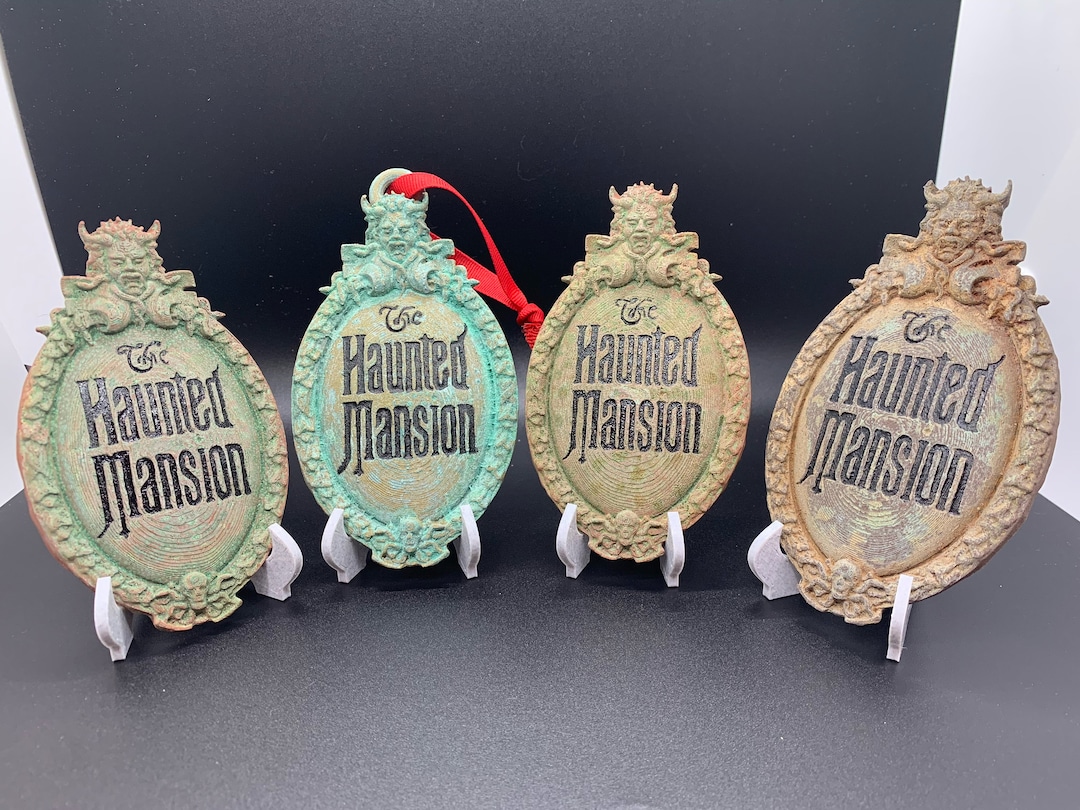 Haunted Mansion Sign W/ Stand, Disney Fan Gift, Park Gift - Etsy