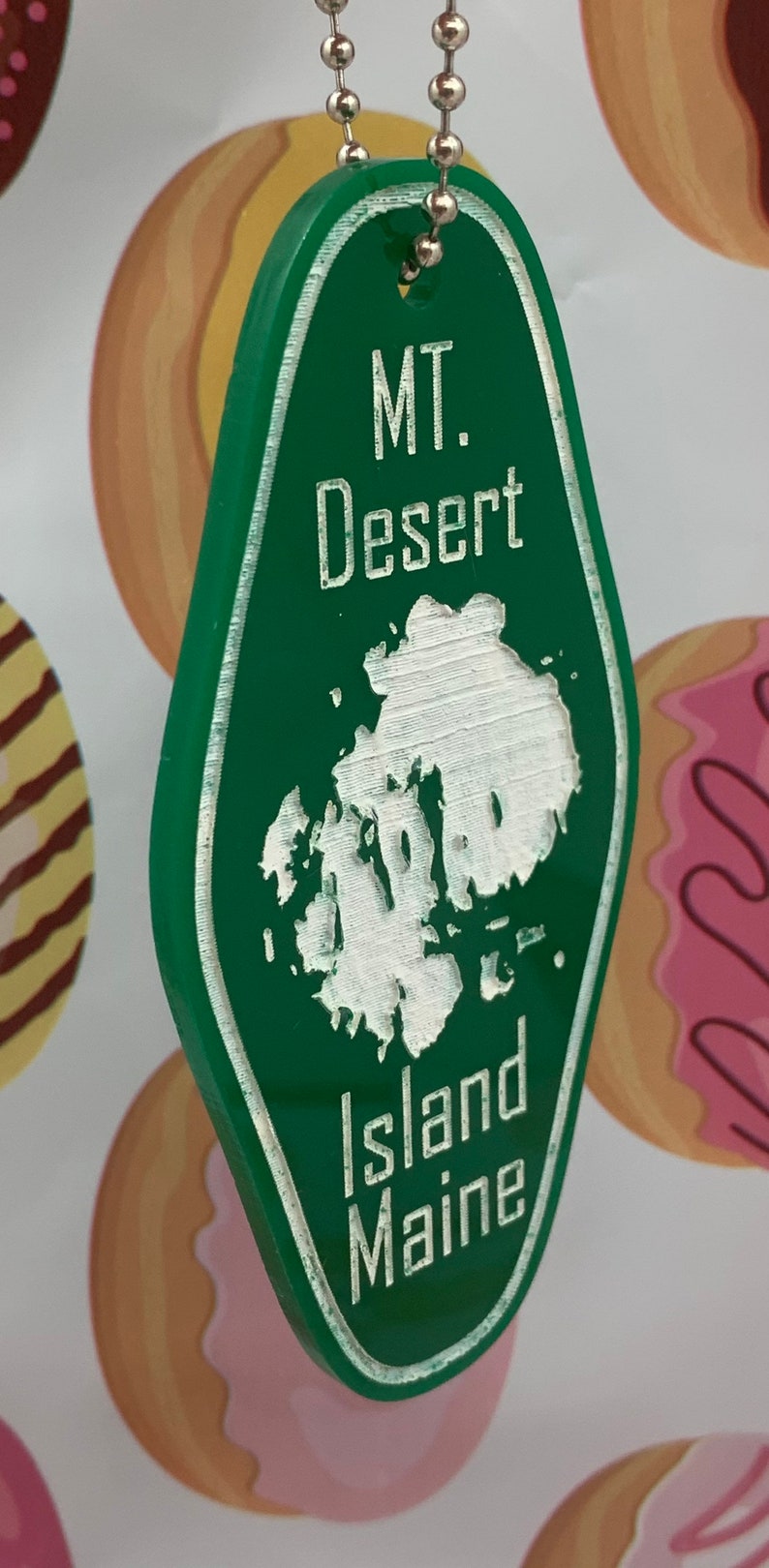 Mt. Desert Island Keychain Vintage Hotel Keychain Maine - Etsy