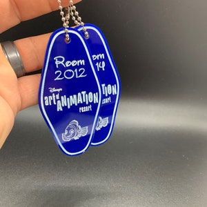 Art of Animation Vintage Keychain, Vintage Hotel Keychain, Disney Gift ...