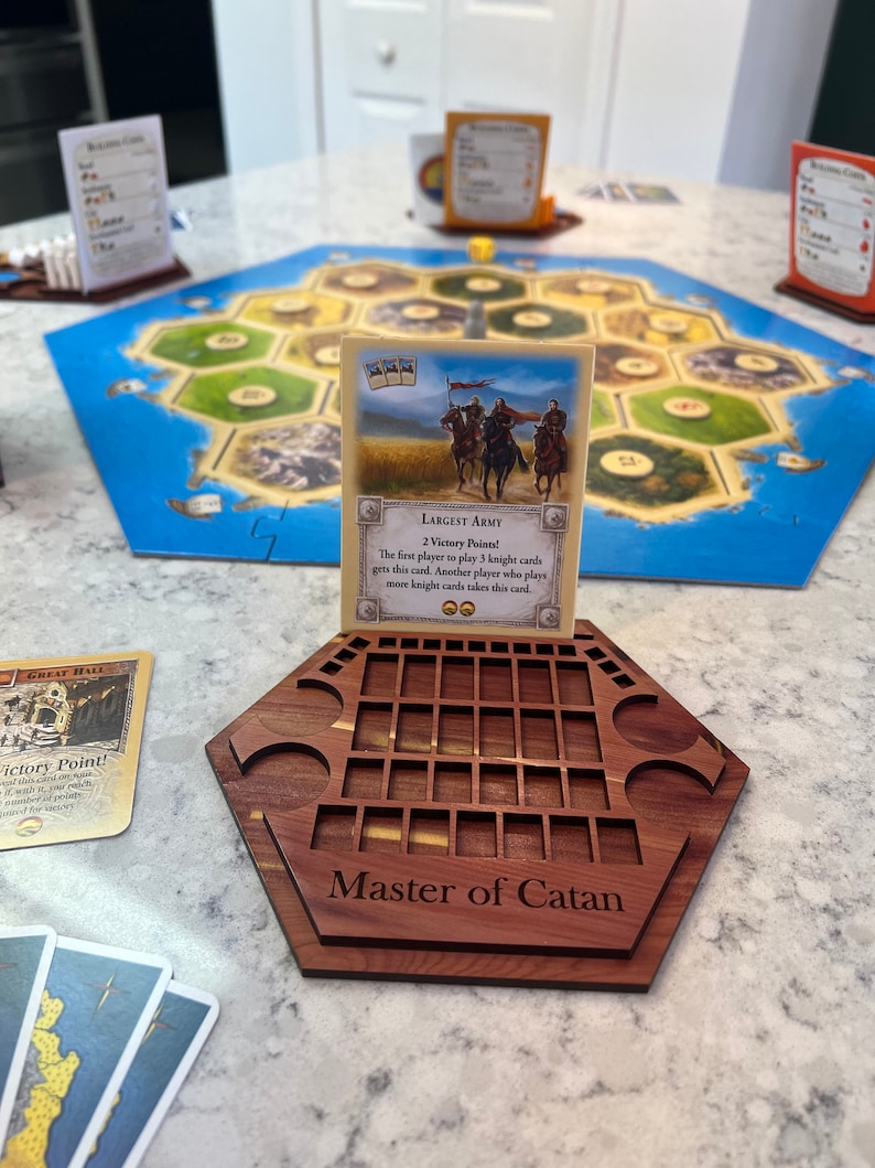 Catan Game Piece Holder Board Game Tray Board Games - Etsy