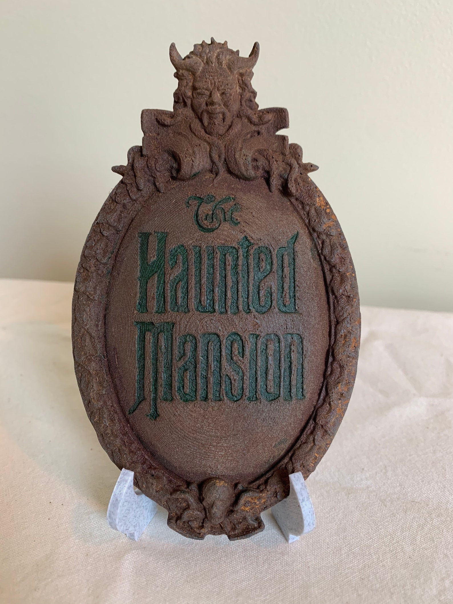 Haunted Mansion Sign W/ Stand, Disney Fan Gift, Park Gift - Etsy