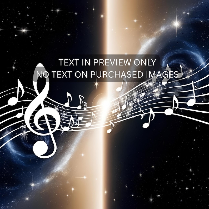 Music Theme Original Digital Artwork, Perfect for Digital Designs and ...
