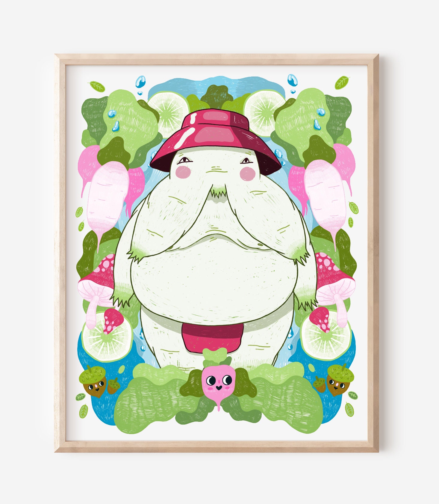 The Radish Spirit From Spirited Away - Etsy