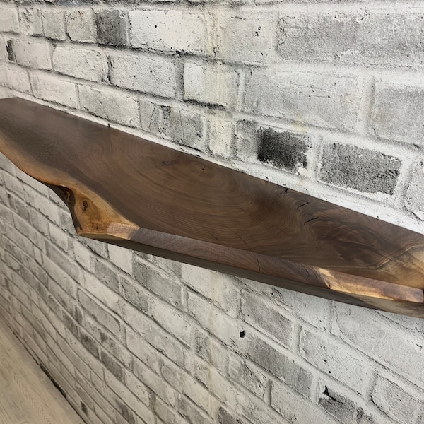 Live Edge Shelf - Etsy