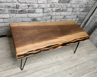 Live Edge Walnut Coffee Table | Etsy