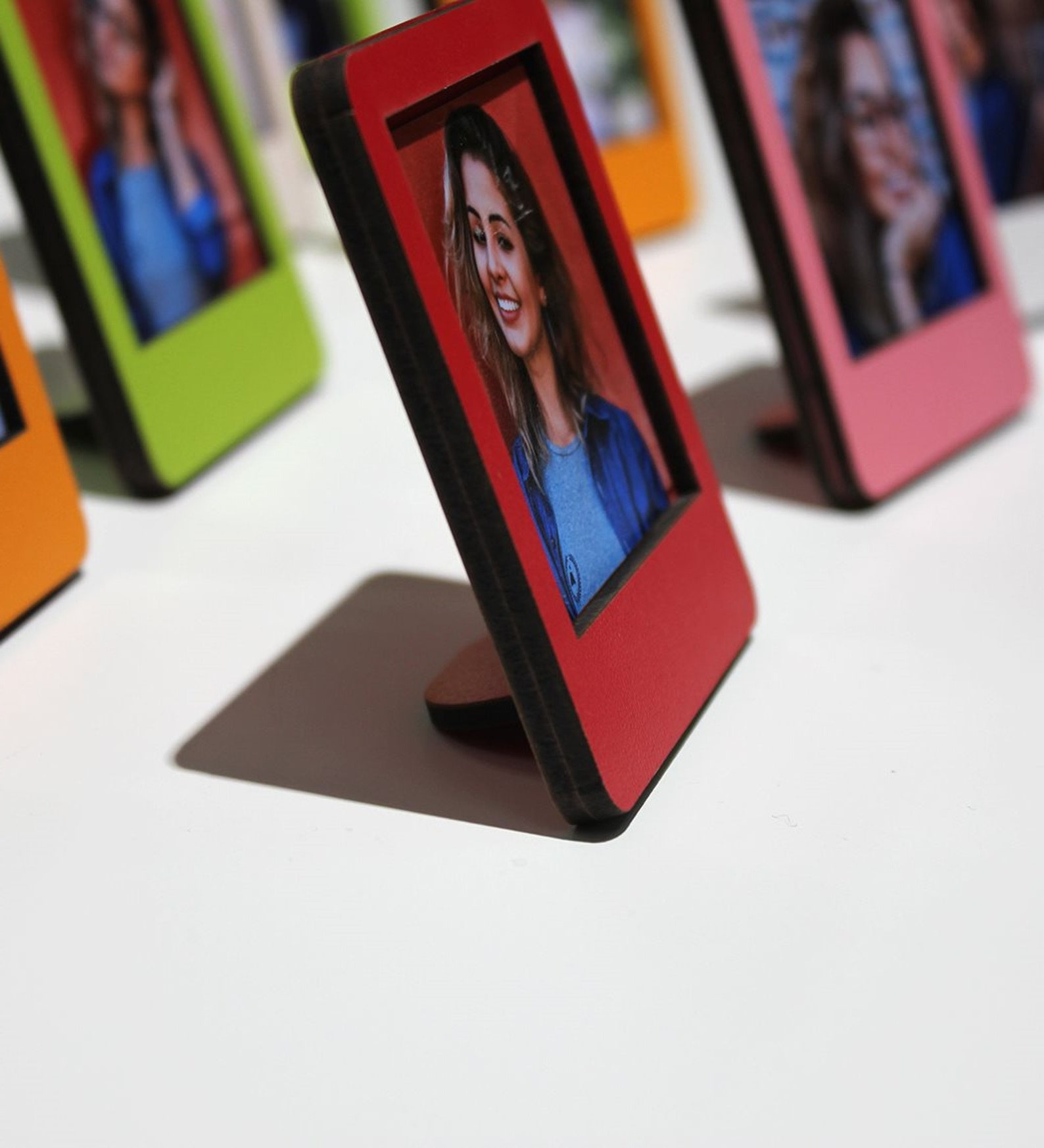 Colorful Family Photo Frames Picture Holder Black Stand Set - Etsy