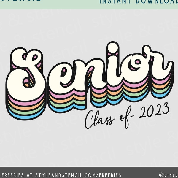 Senior Font Png - Etsy