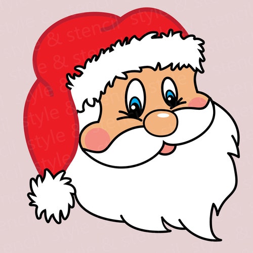 Santa Claus Clipart Face Expressions
