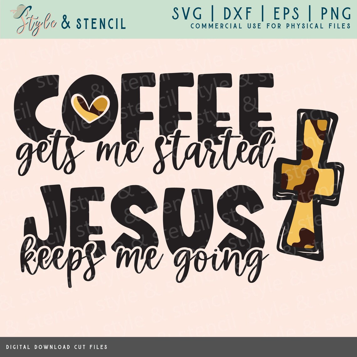 Coffee Jesus SVG Coffee Jesus Decal Coffee Jesus Printable | Etsy