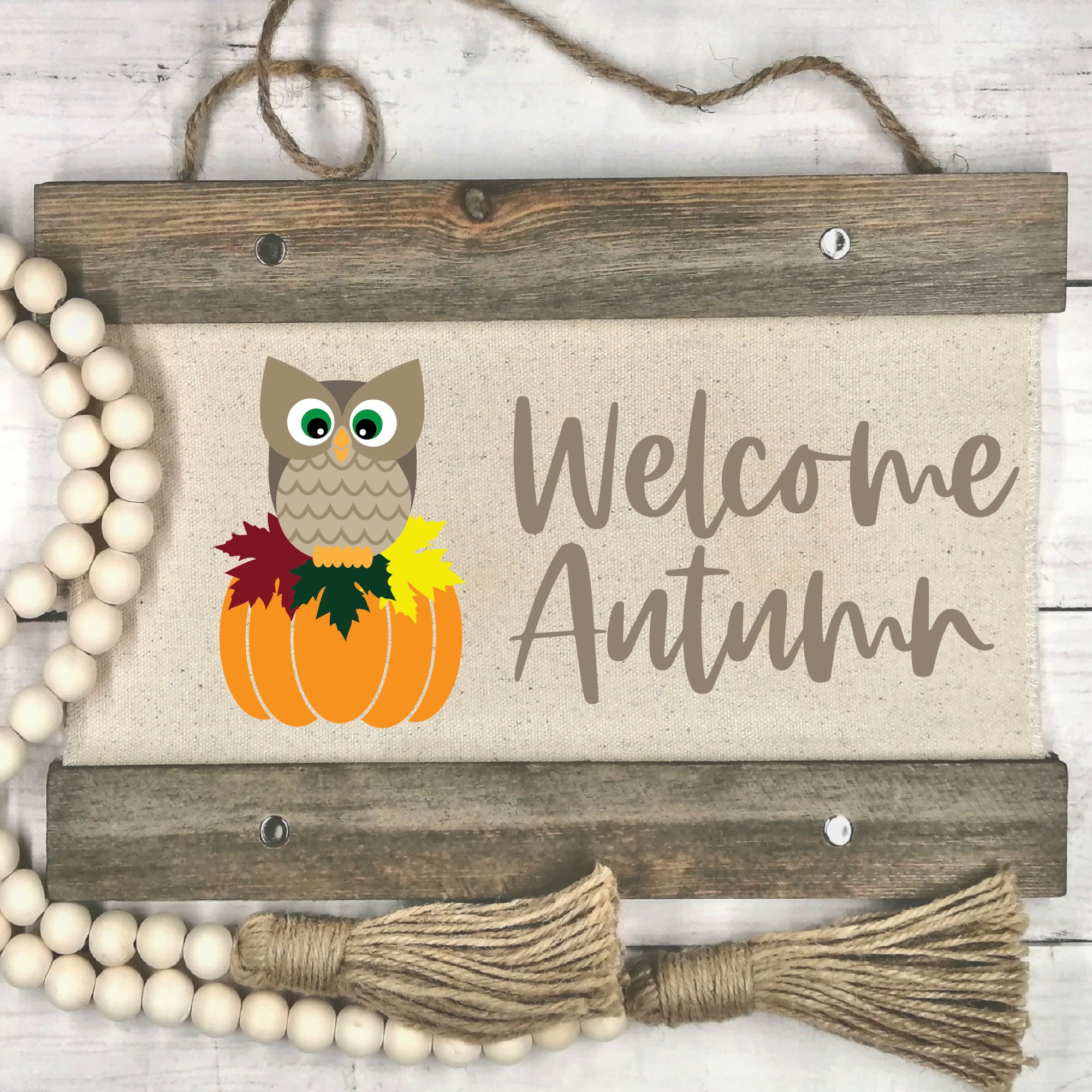 Fall Owl SVG Fall SVG Owl Svg Fall Decor Fall Owl - Etsy