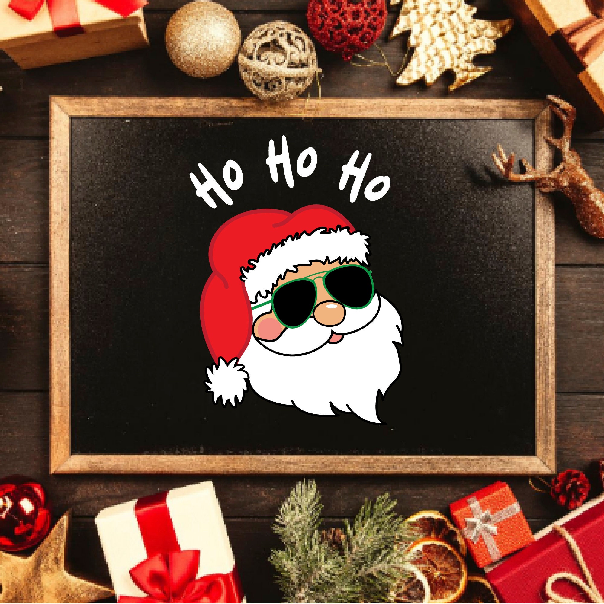 Santa Sunglasses Svg Santa Sunglasses Santa Face SVG | Etsy